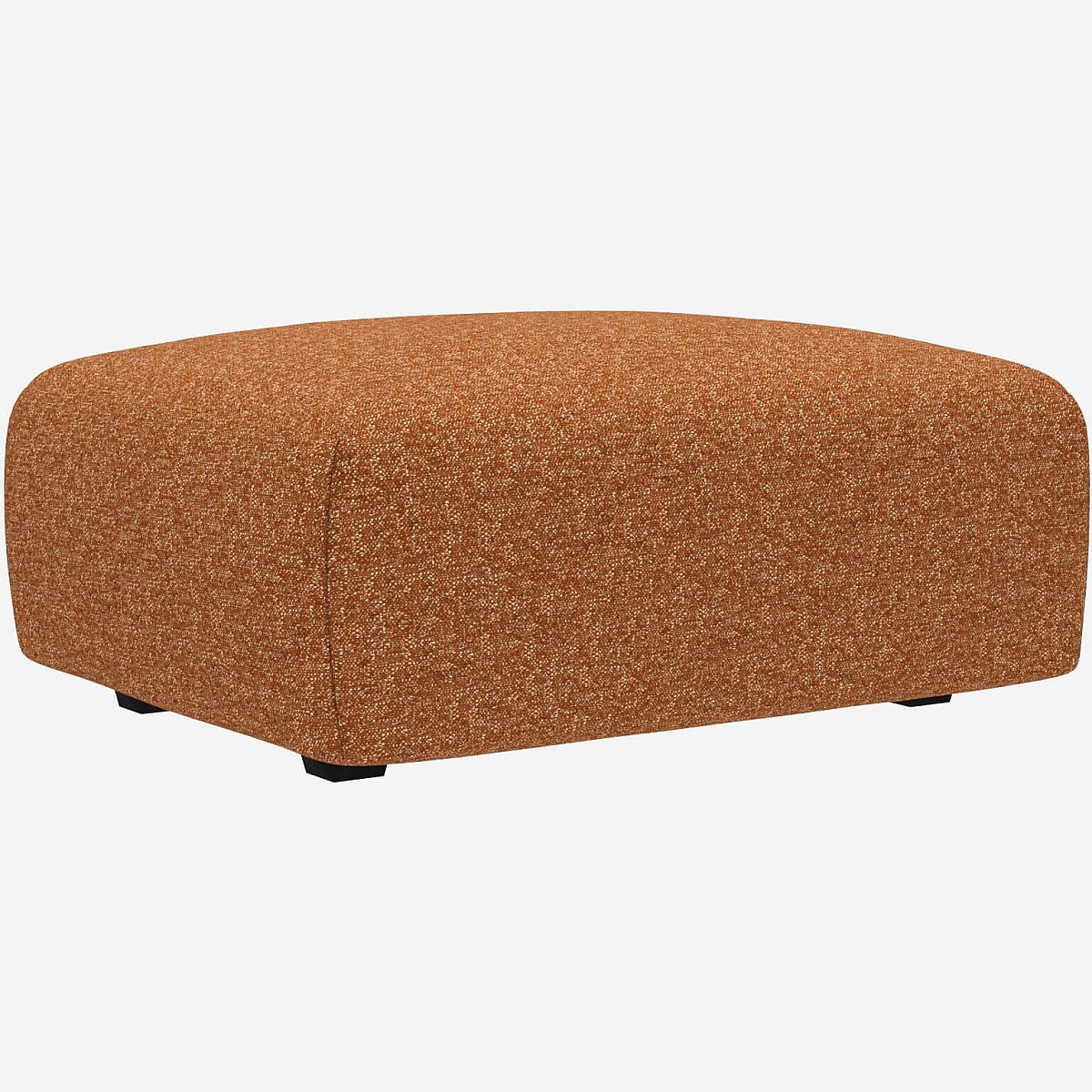 Posada - Repose-pieds en tissu Lucca - Marron - Habitat