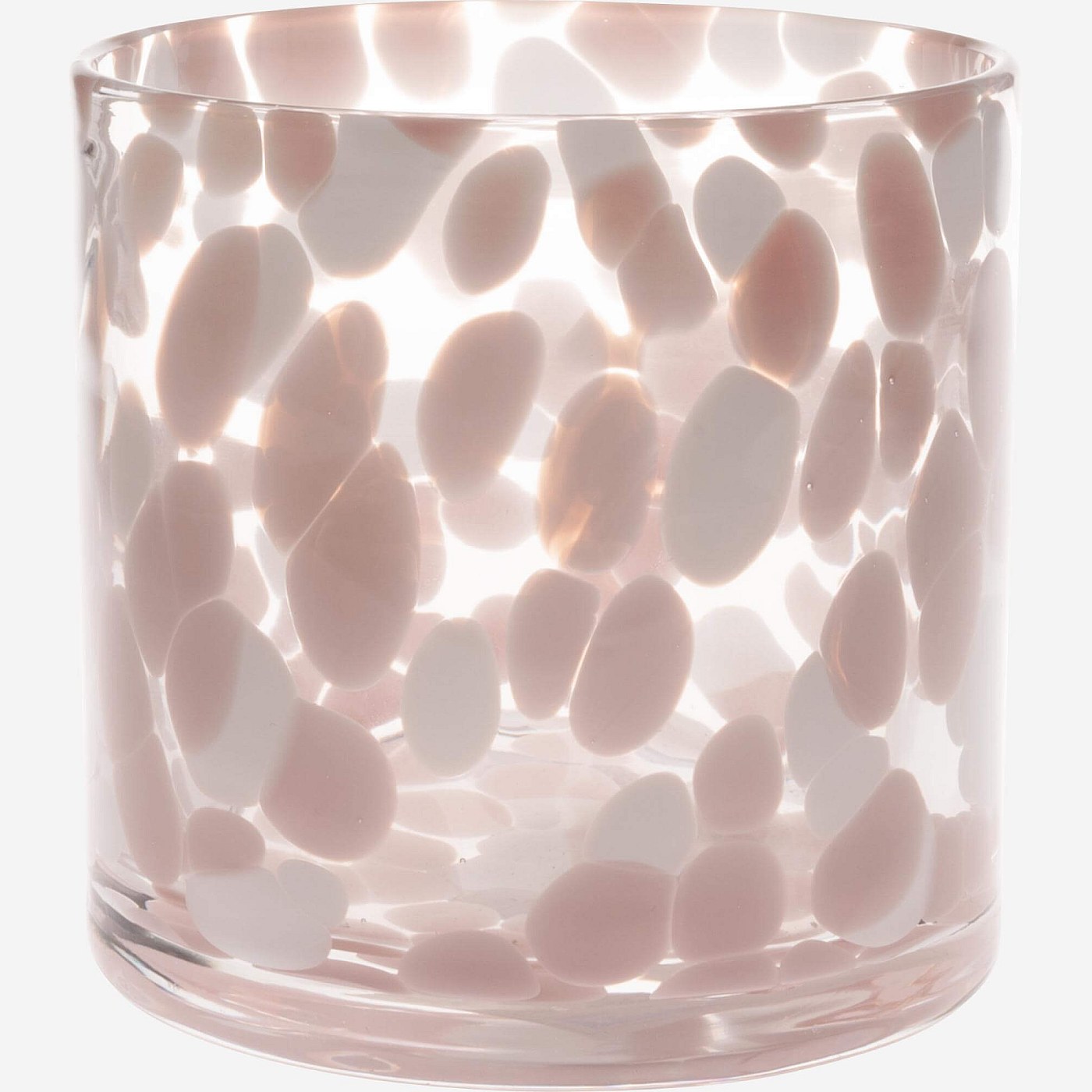 Bota - Photophore en verre - 10 x 10 cm - Multicolore