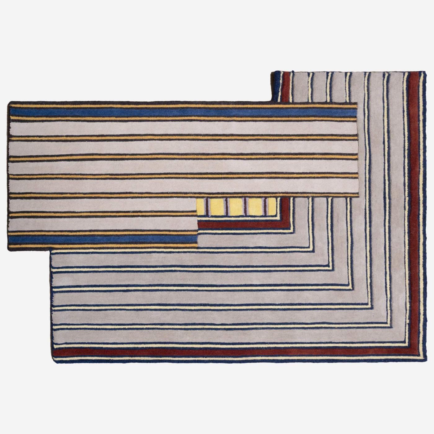 Frapoli - Tapis tufté en laine 190x130cm - Beige - Design by C Frapoli